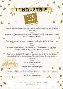 Menus du Réveillon à Rambouillet Territoires | Office de Tourisme de ...