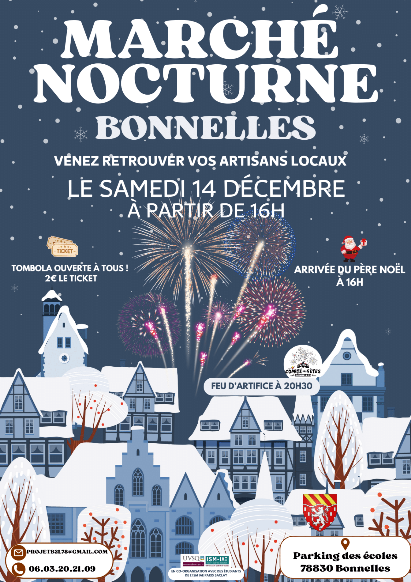 Marché nocturne de Noël à Bonnelles | Office de Tourisme de Rambouillet